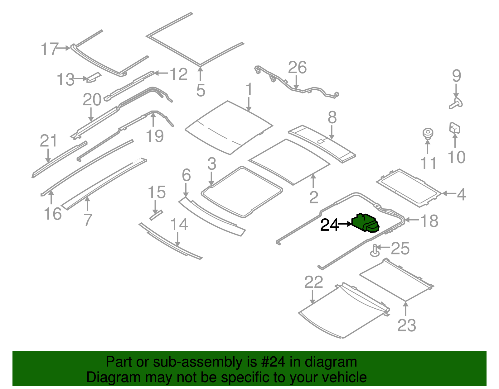 Genuine OEM Ford Part - Motor AT4Z-15790-J | Genuine OEM Ford Parts ...