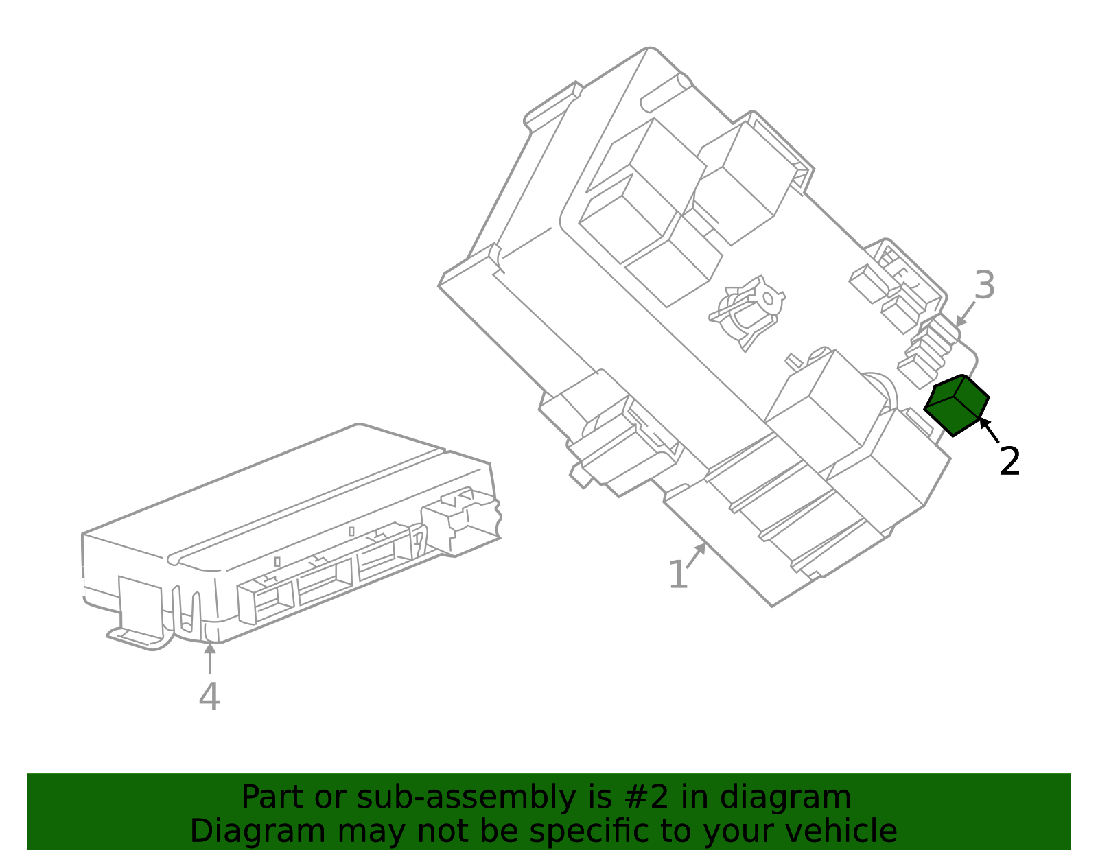 Black Multi-Purpose Relay 13500126 | Applegate Chevrolet Parts