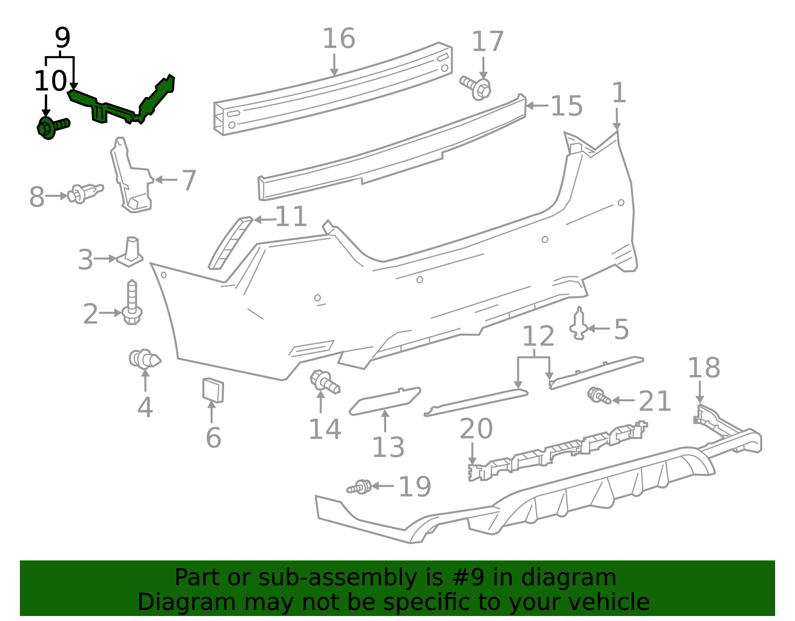 52576-06160 - Side Retainer 2018-2024 Toyota Camry | Toyota San Diego Parts