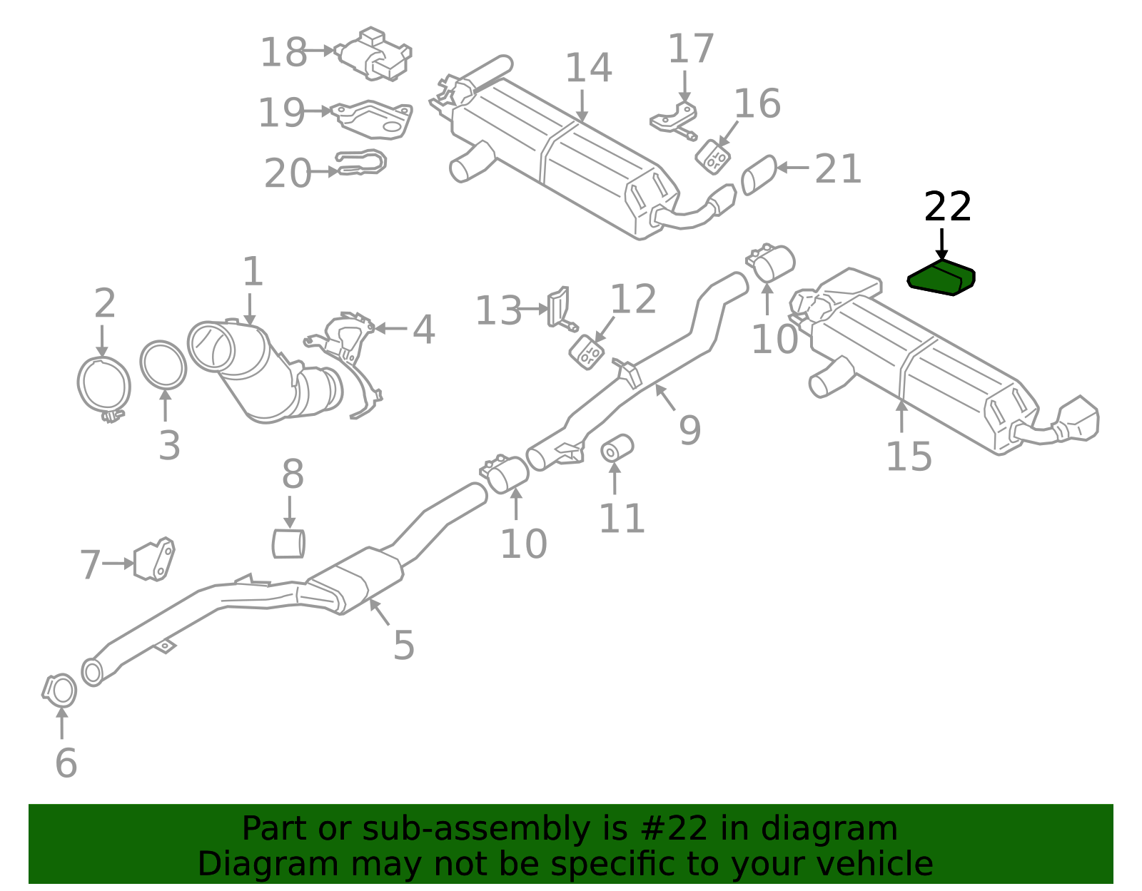 Tailpipe Extension 18-30-8-631-958 | AutoNationParts.com