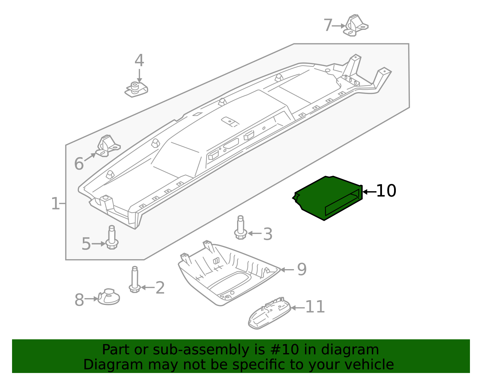 2015-2025 Ford Box Assembly Stowage BK2Z-6146100-AB | Ford OEM Parts Outlet