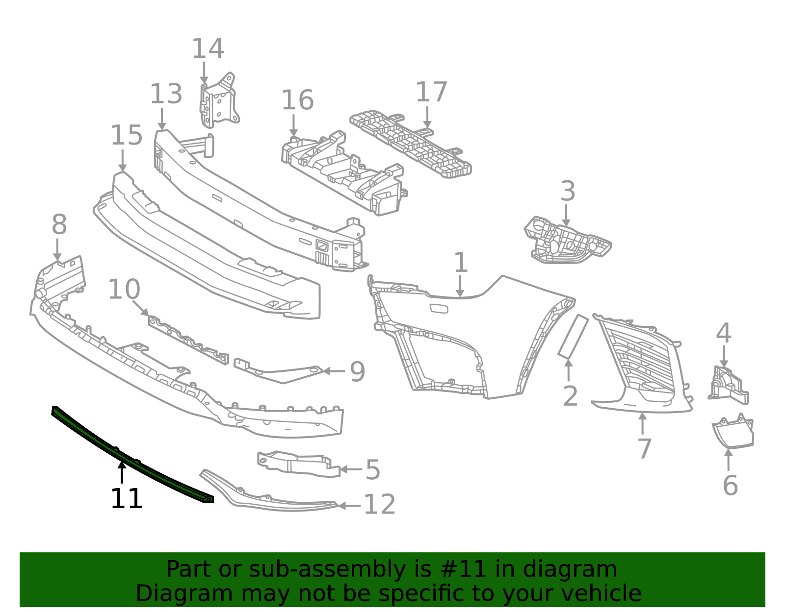 52711-60130 - 2022-2024 Lexus LX600 - Center Molding | My L Parts