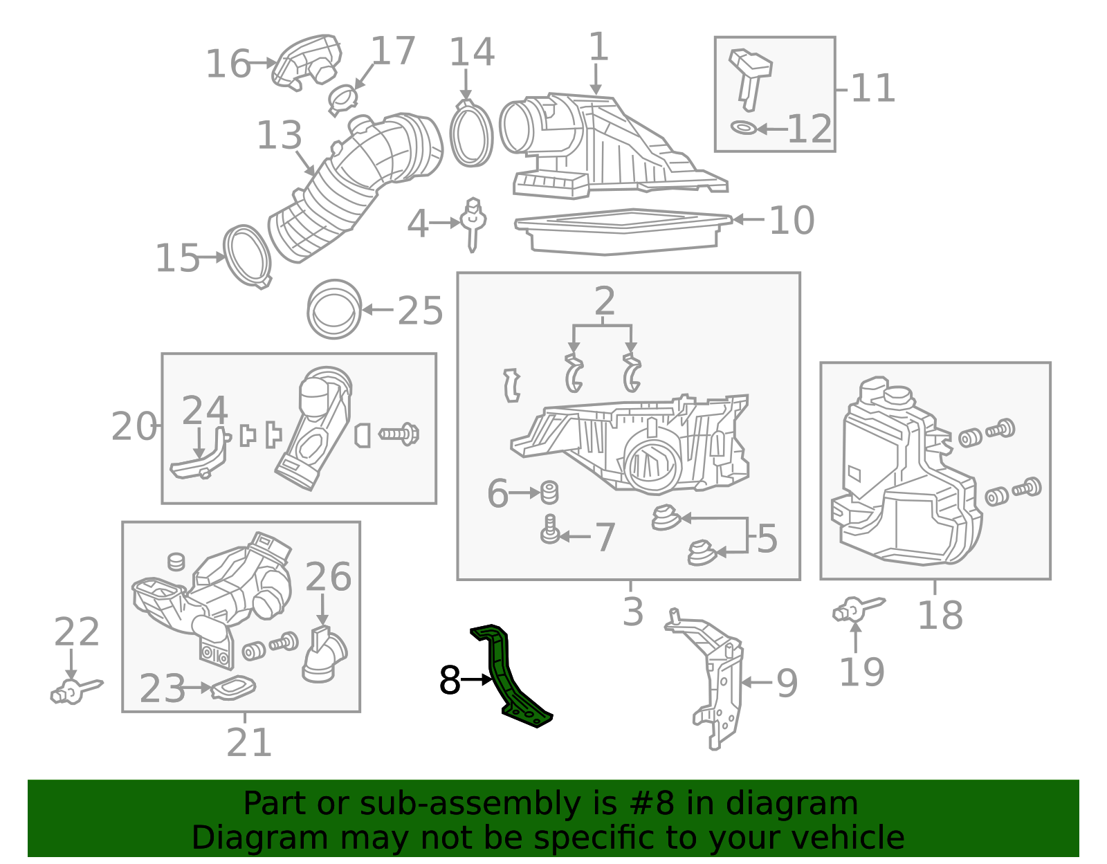 17261-R5A-A00 - Stay Bracket 2012-2014 Honda CR-V | Honda Parts Online