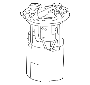 2012-2015 Chevrolet Fuel Pump Module without Fuel Level Sensor 19299712 ...