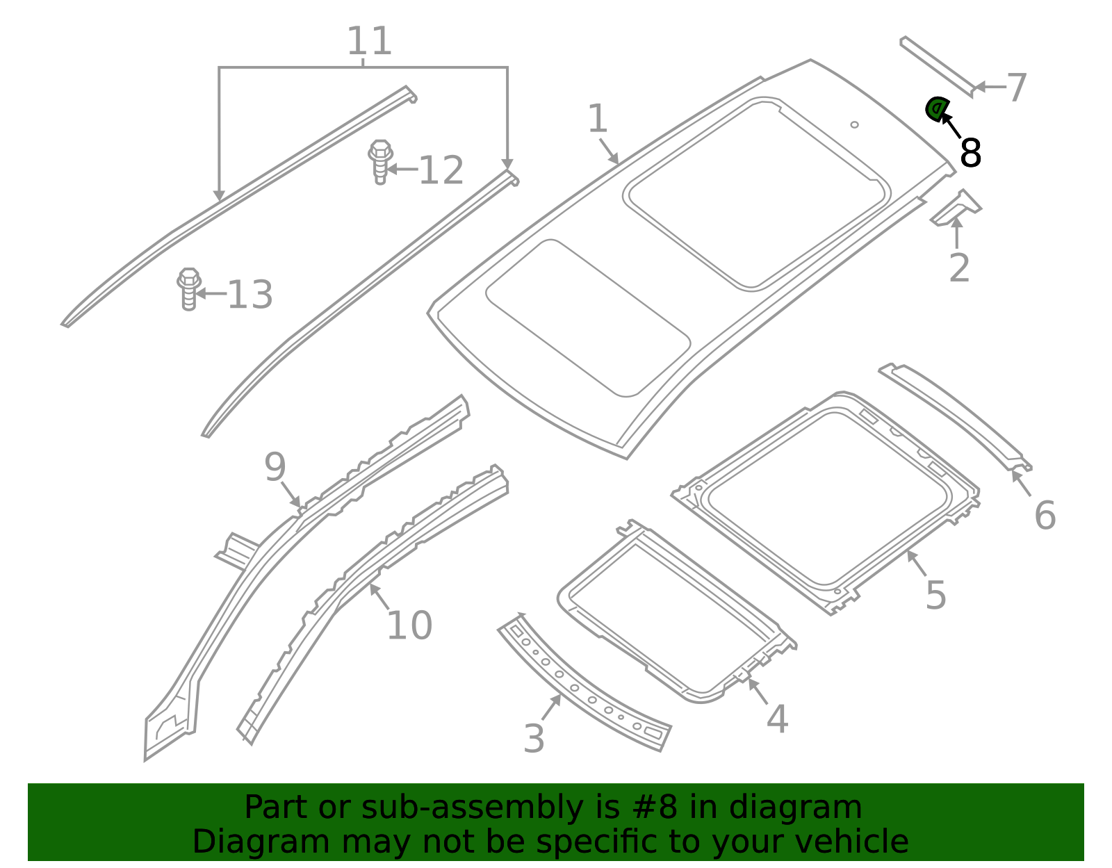 76848-7S200 - Rear Seal Grommet 2013-2025 INFINITI | Official INFINITI ...