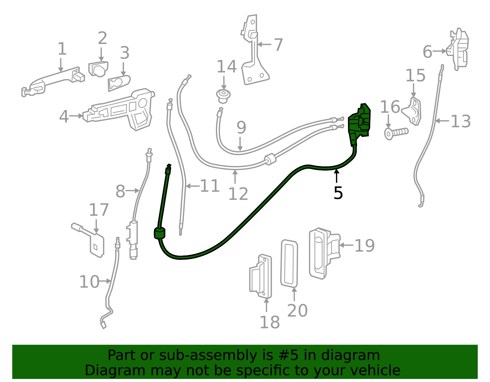 9107303500 - Lower Latch 2019-2024 Mercedes-Benz | Mercedes-Benz ...