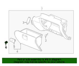 GM 20765510 Instrument Panel Compartment Lock Cylinder | Genuine GM ...