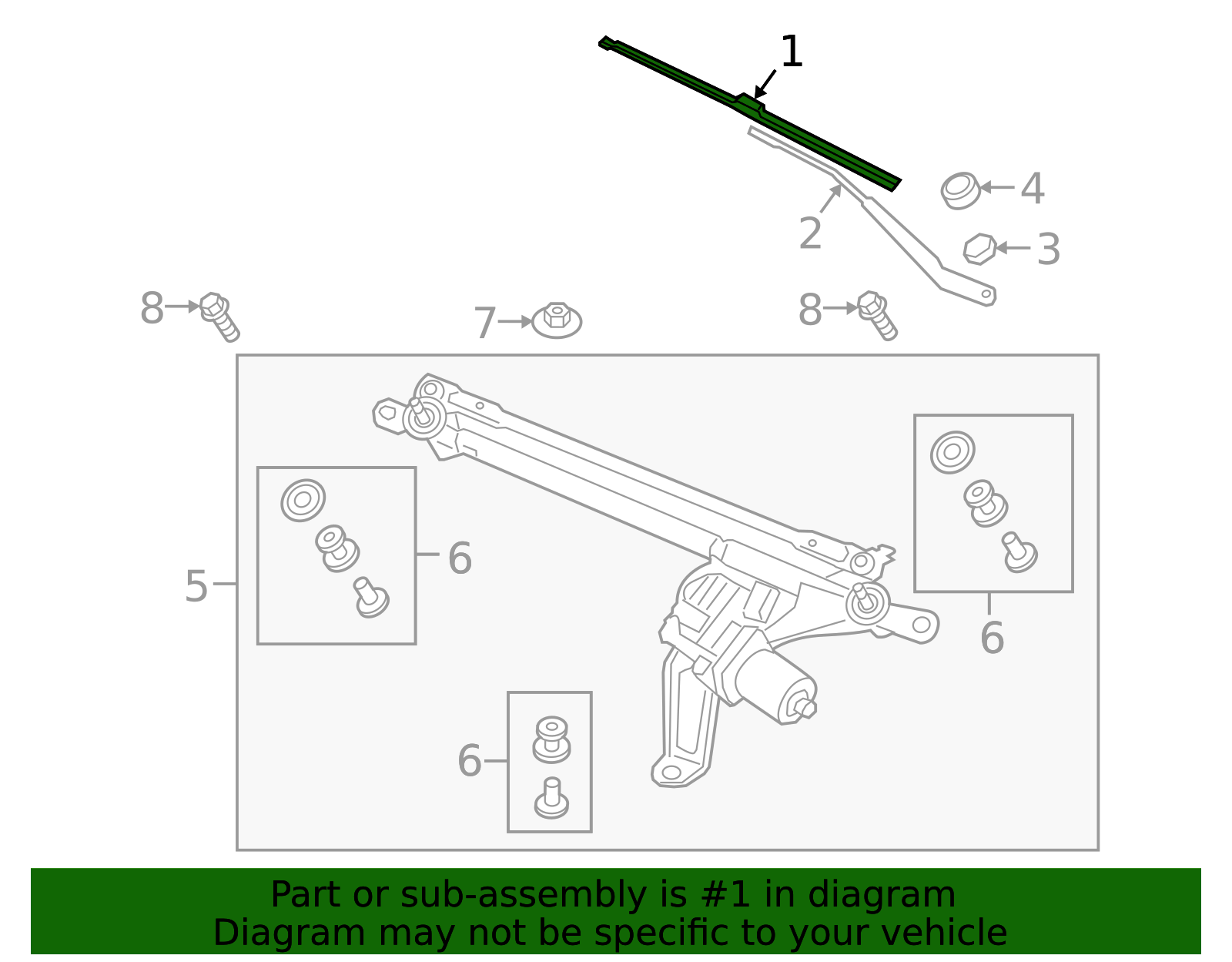 2019-2025 Audi Q3 Wiper Blade 83B-998-002 | OEM Parts Online