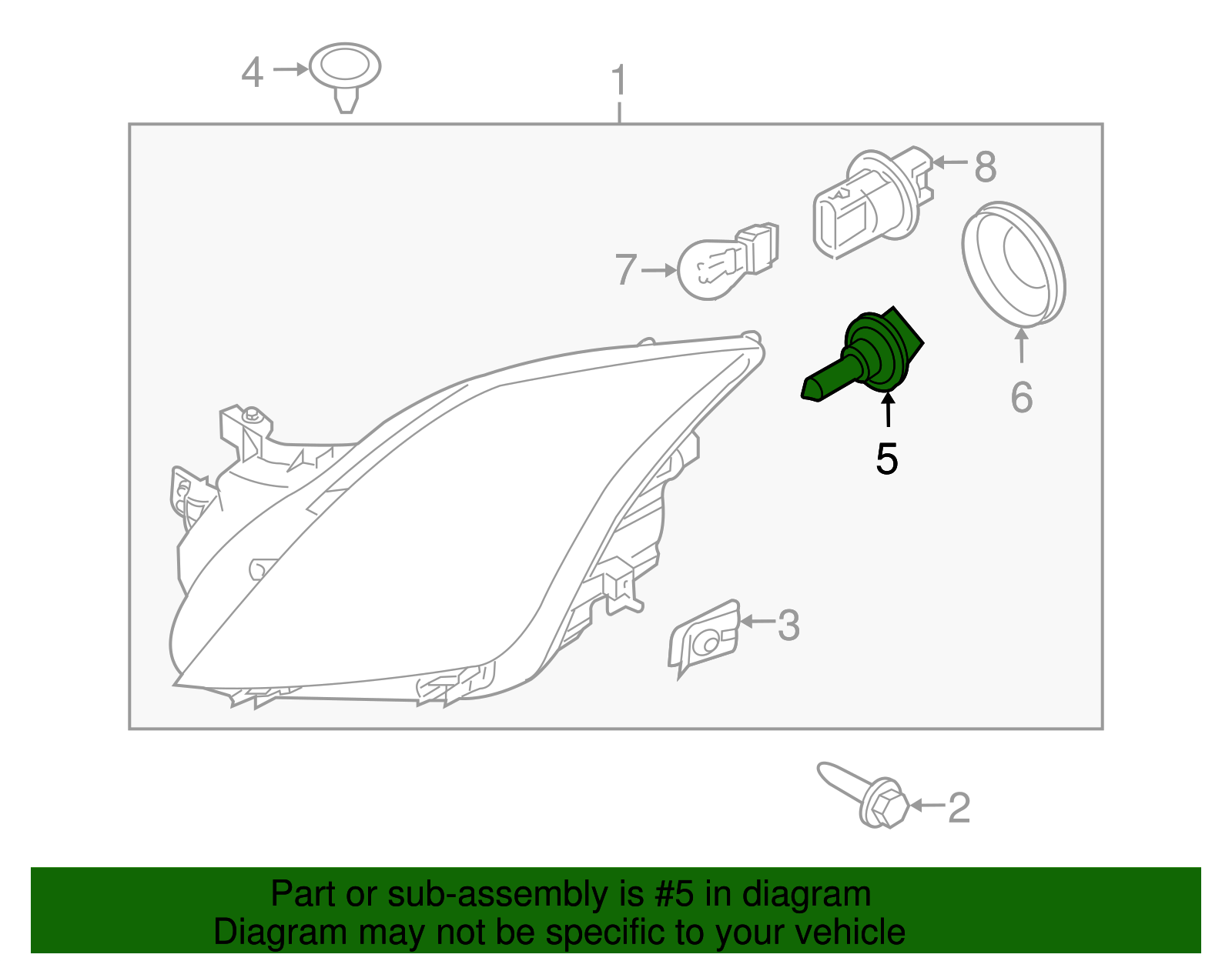 1989-2024 Ford | Headlamp Bulb | 9N7Z-13N021-A | Walls' Ford Parts