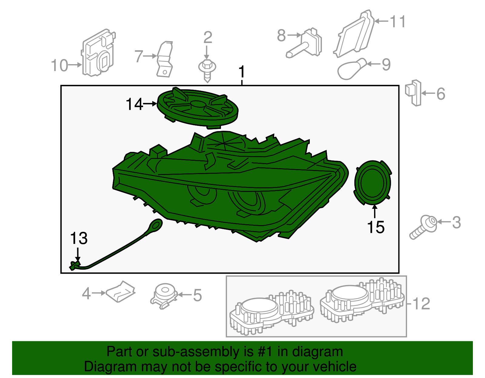 63117377853 - 2014-2017 BMW Composite Headlamp (63-11-7-377-853) | BMW ...