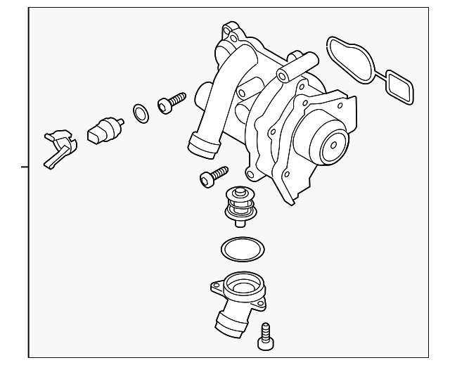 2008-2018 Audi Water Pump Assembly 06H-121-026-ED | OEM Parts Online