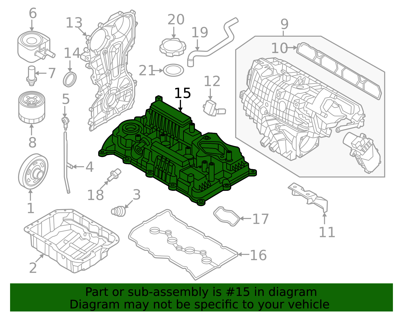 2024-2025 Hyundai Elantra N Valve Cover 22400-2G800 | QuirkParts