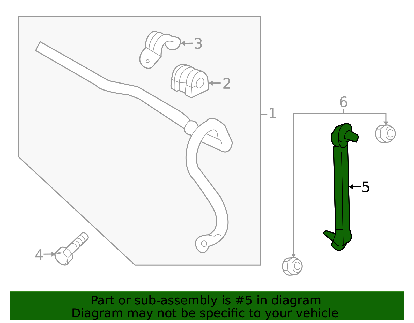 2012-2020 GM Front Suspension Stabilizer Bar Link 20961222 GM ...