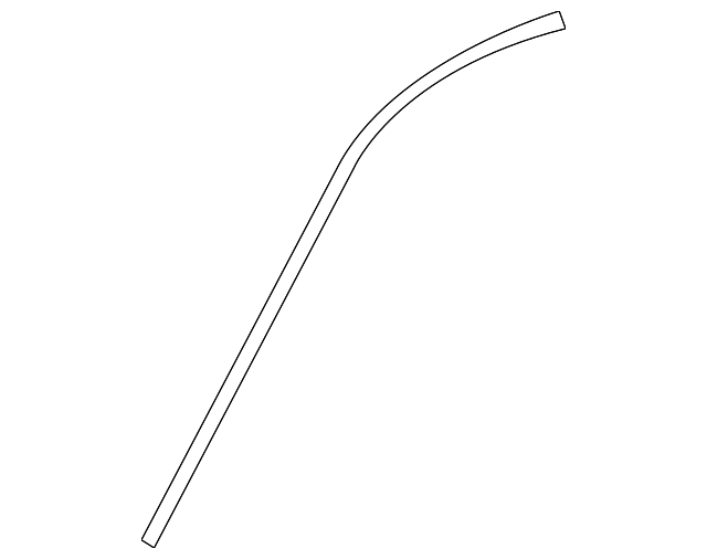 Genuine Toyota Pad, Rear Door Moulding, No. 1 part# 75767-35090 for ...