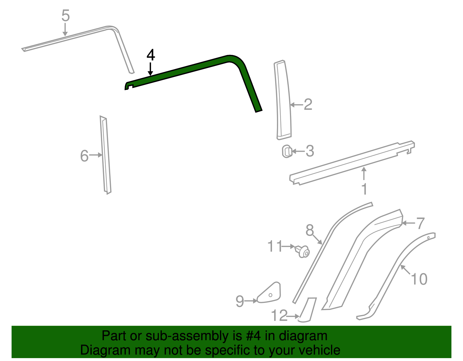 75924-35030 - Black Out Tape 2010-2024 Toyota 4Runner | Toyota San ...