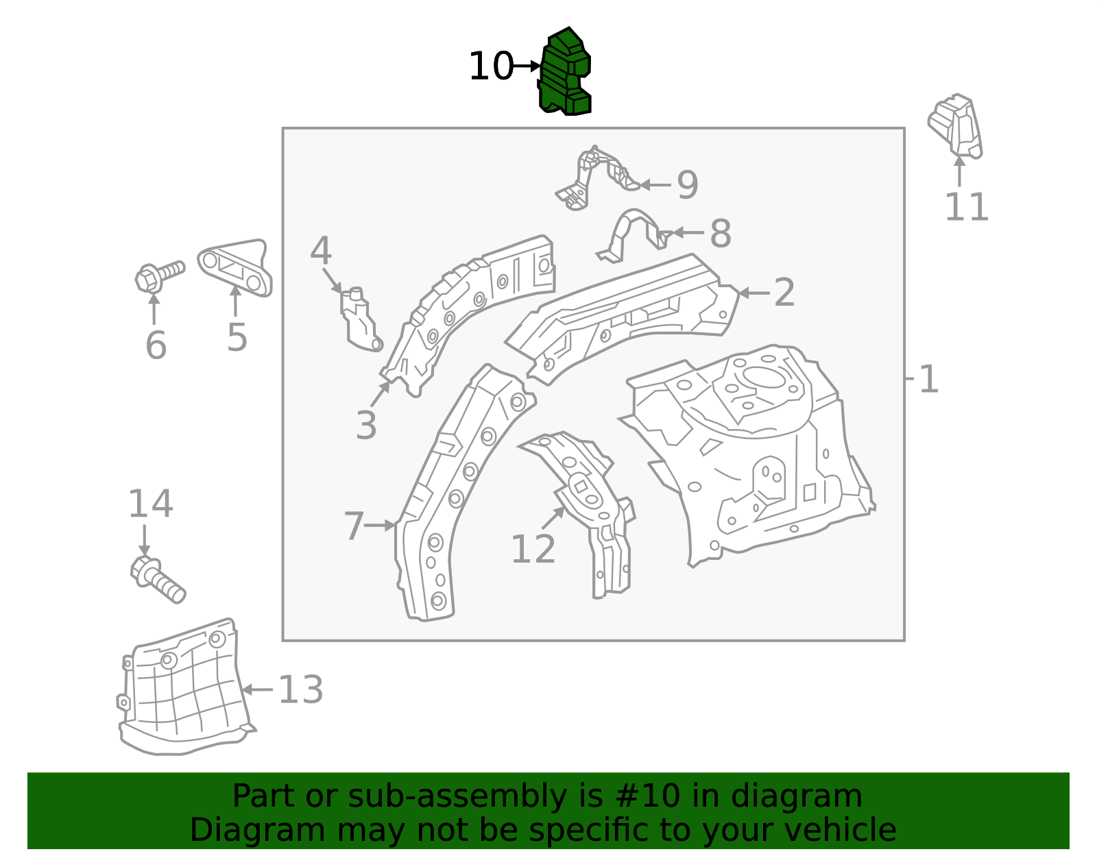 53153-48040 - High-Quality Air Guide for 2021-2024 Toyota Venza ...