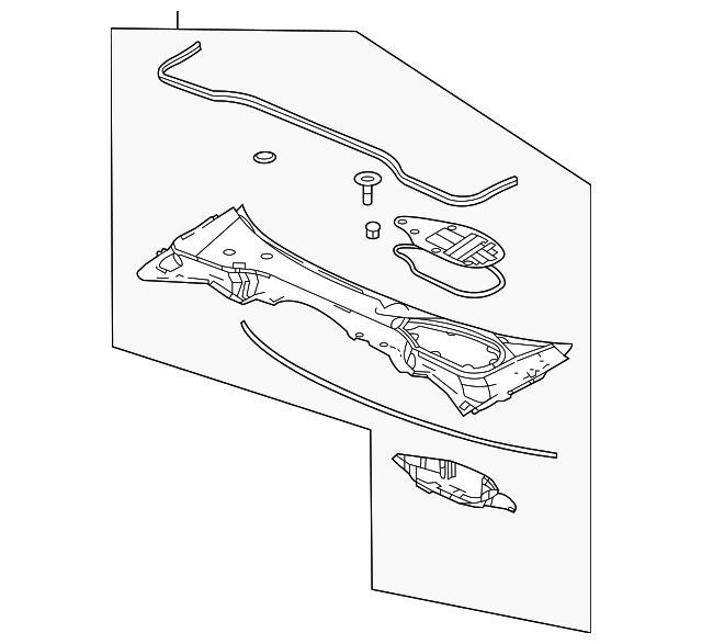 74200-TYA-A01 - Acura Cowl Grille 2022-2025 Acura MDX | Performance ...