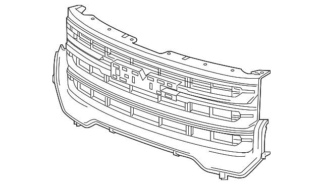 Front Grille Replacement - OEM Exterior Styling for GM | AutoNation Parts