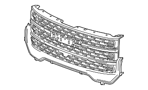 2020-2023 GMC Acadia Bright Chrome Front Grille 84818781 GM ...
