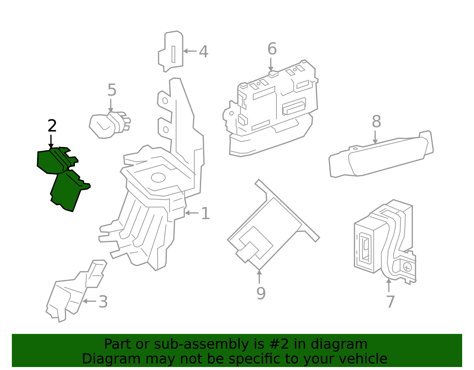 Fuse & Relay Box Upper Bracket 24317-3DA0A | Team Nissan Inc.