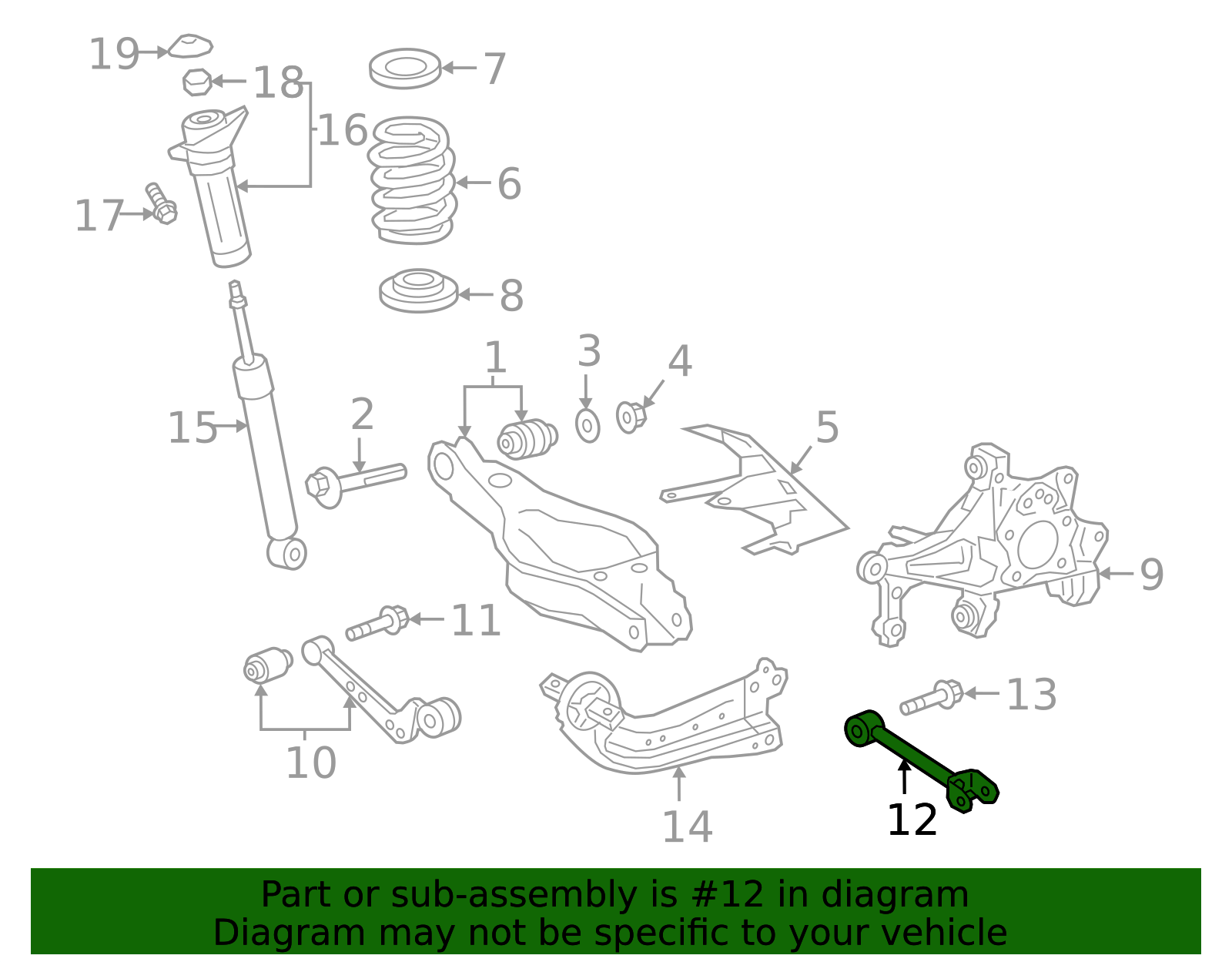 2019-2025 Toyota Lower Arm 48710-0R050 | OEM Parts Online