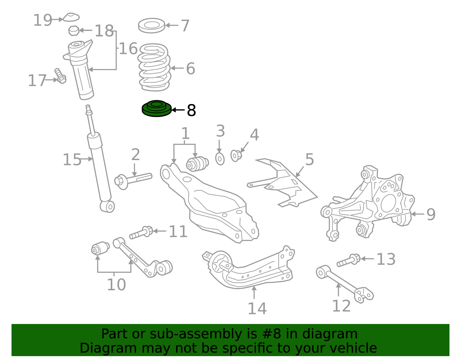 48258-06230 - Lower Insulator 2016-2025 Toyota | Longo Toyota Parts