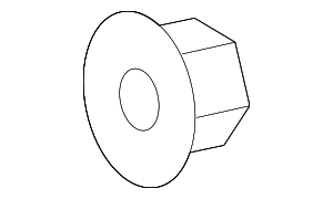 Genuine Toyota Lower Control Arm Nut part# 90178-A0102 for 2016-2025 ...
