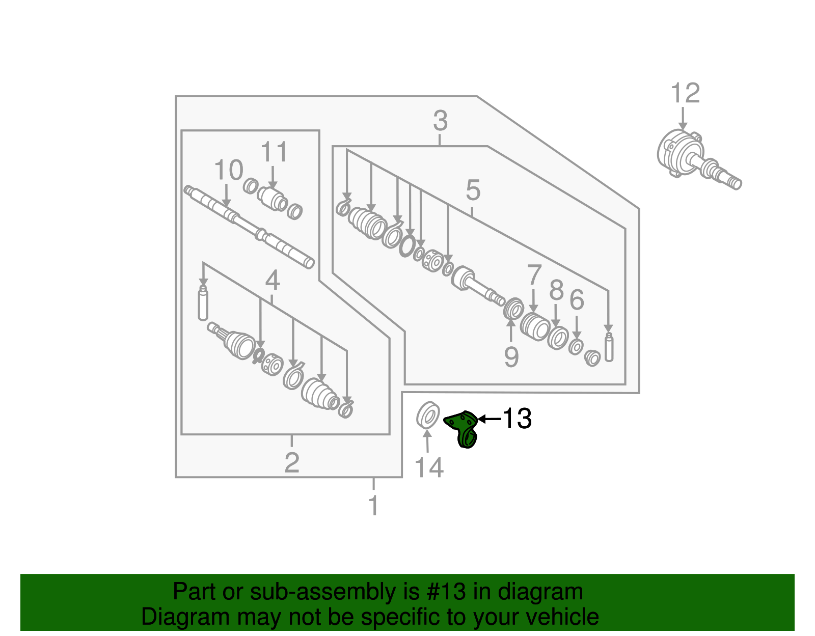 2003-2007 Nissan Murano Bearing Support 39780-CA000 | Nissan Parts Central