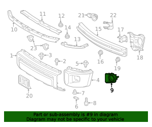 2014-2021 Toyota Tundra Fog Light Trim (Right, Front) 52127-0C060 | OEM ...