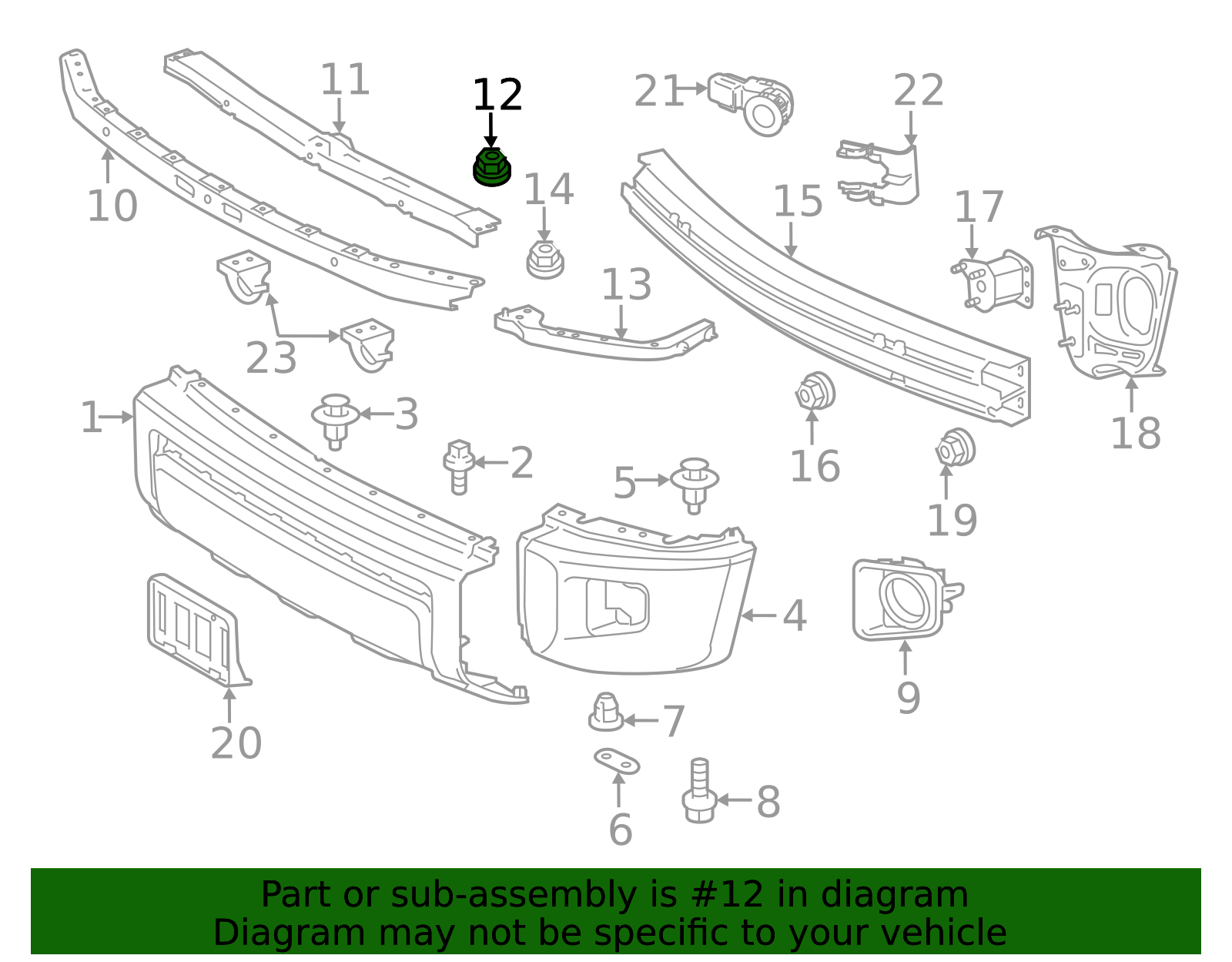 90182-A0022 - Upper Retainer Nut 2014-2023 Toyota | Longo Toyota Parts