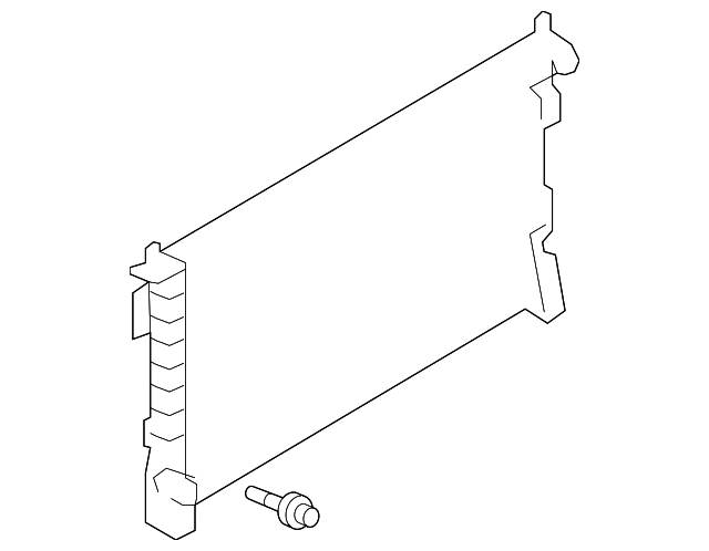 Radiator | 7T4Z-8005-B | Walls' Ford Parts