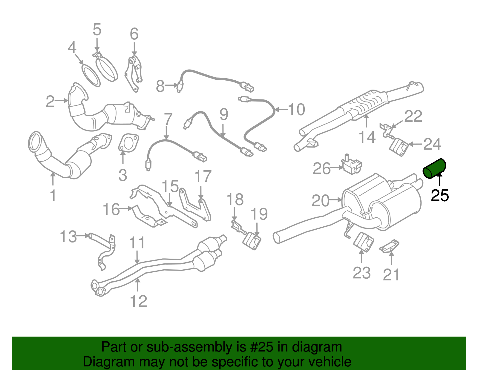 2004-2015 BMW | Tailpipe Extension | 18307536038 | BMW OEM Parts Store