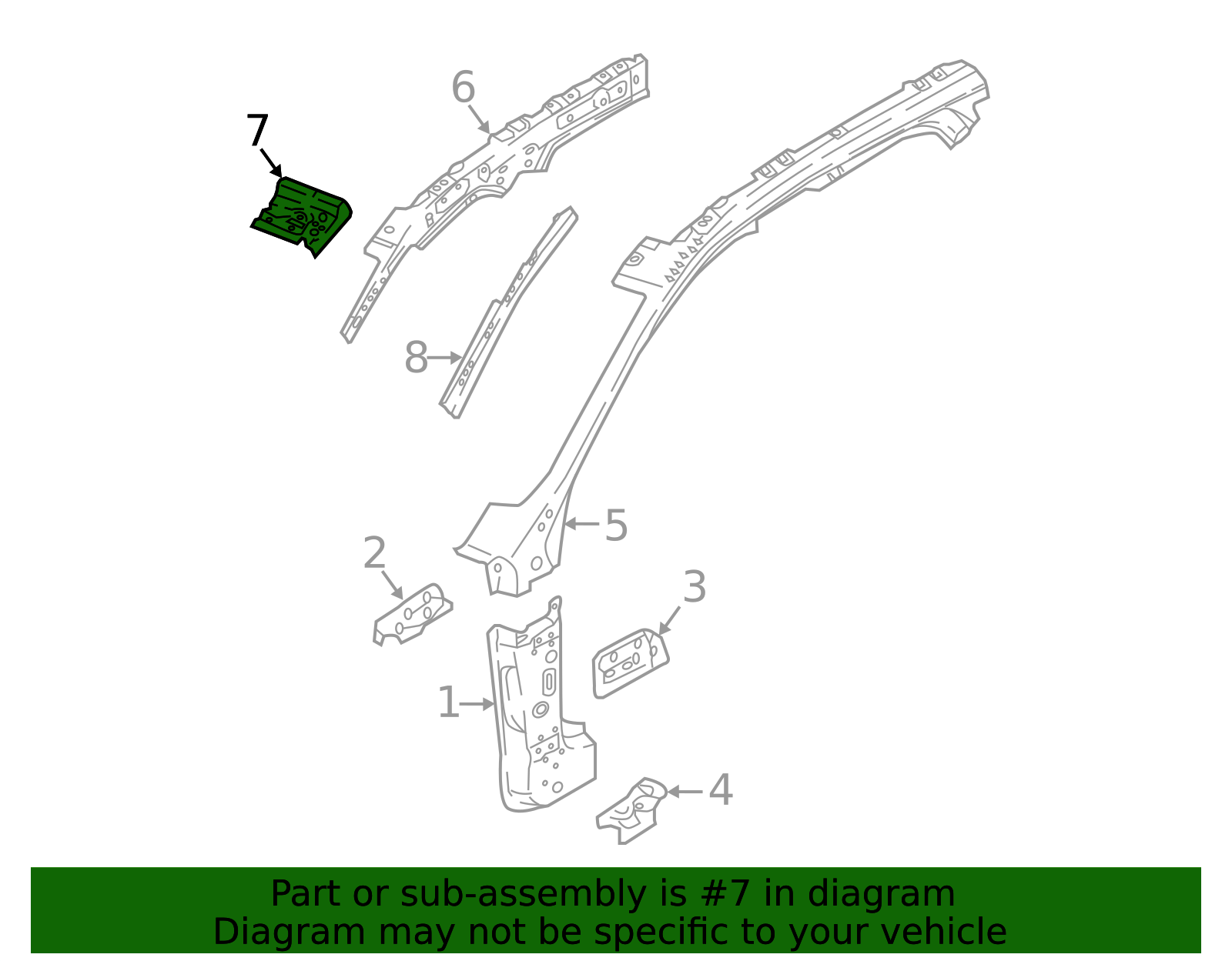 32131853 - Upper Reinforced - 2018 Volvo XC60 | Volvo OEM Parts Direct