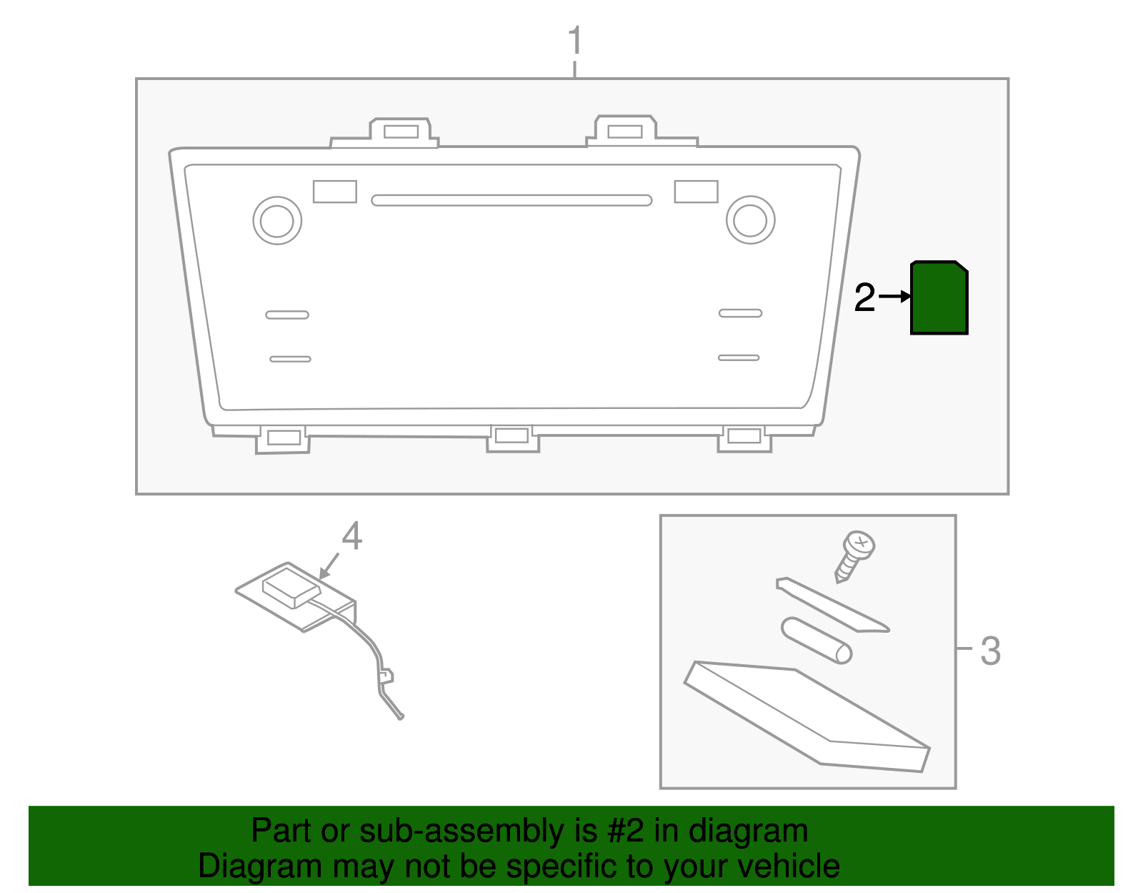 2017 Subaru Memory Card 86283AL85A | Subaru Parts Quick