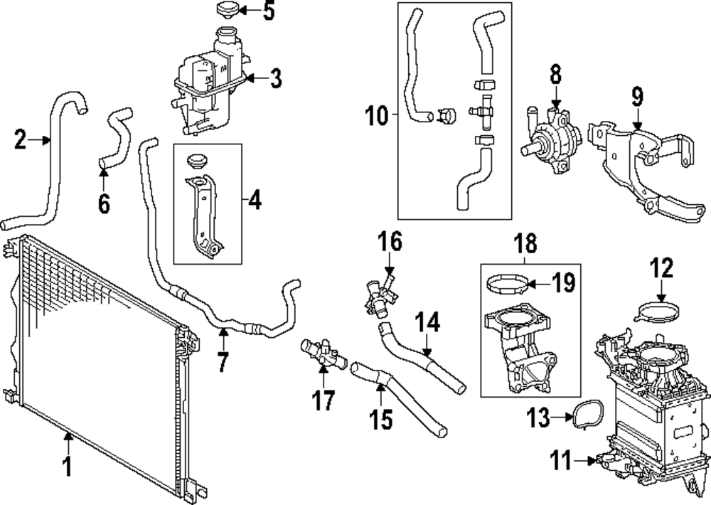 17940-F0010 - Inter-Cooler 2023-2025 Toyota | Toyota San Diego Parts