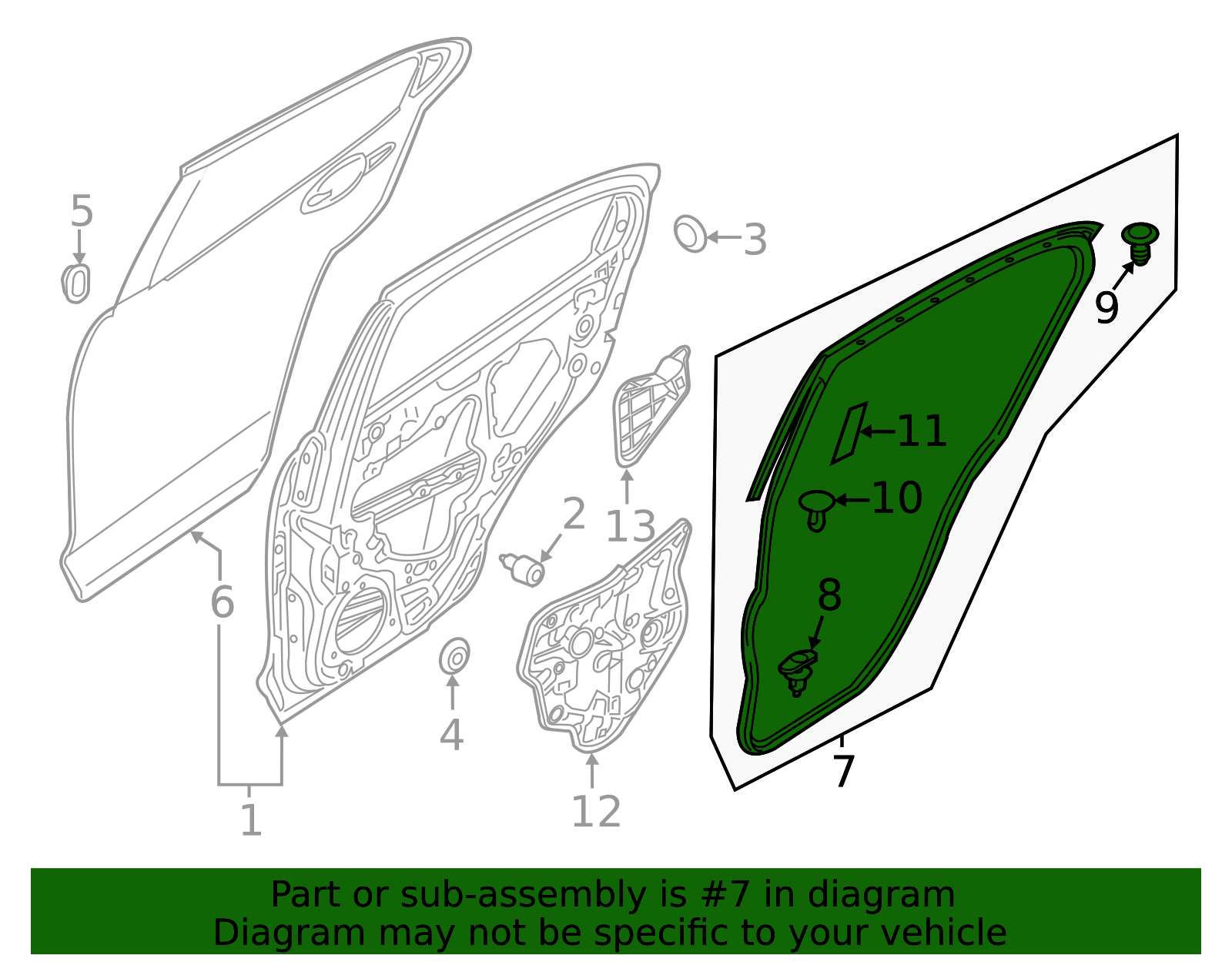 2016-2020 Toyota 2016-2020 Toyota - Door Weather-Strip 67872-WB002 ...