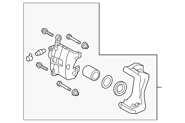 2017-2022 Kia Sportage | Disc Brake Caliper | 58180-D3A10 | Kia Auto Parts