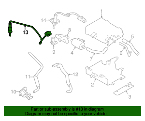 2017-2024 Mitsubishi Oxygen Sensor 1588A359 | Mitsubishi Parts ...