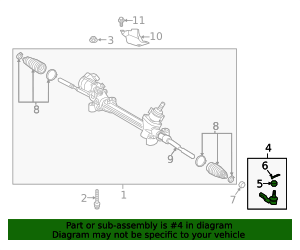 45460-09360 - 2020-2024 Toyota Highlander - Outer Tie Rod | Toyota ...