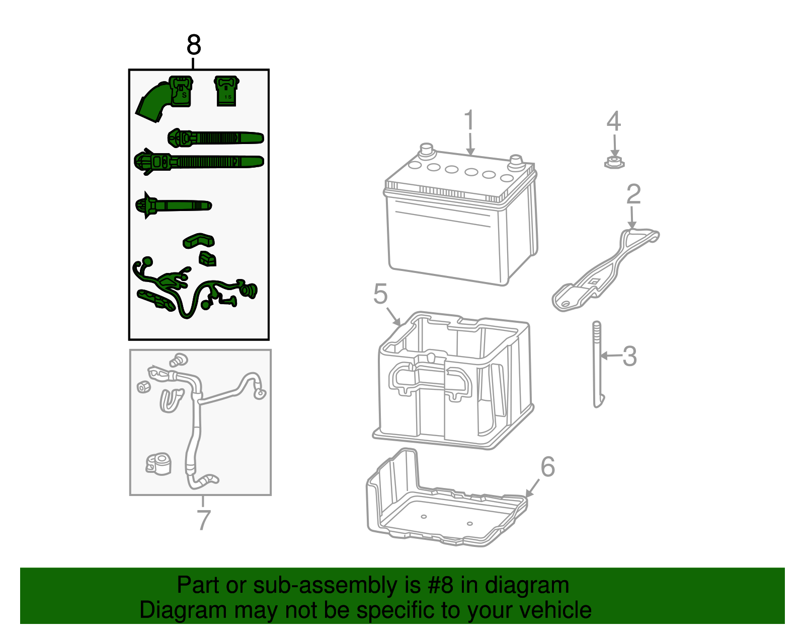 32111-PZD-A51 - Positive Cable 2003-2006 Honda Element | Honda Parts Online