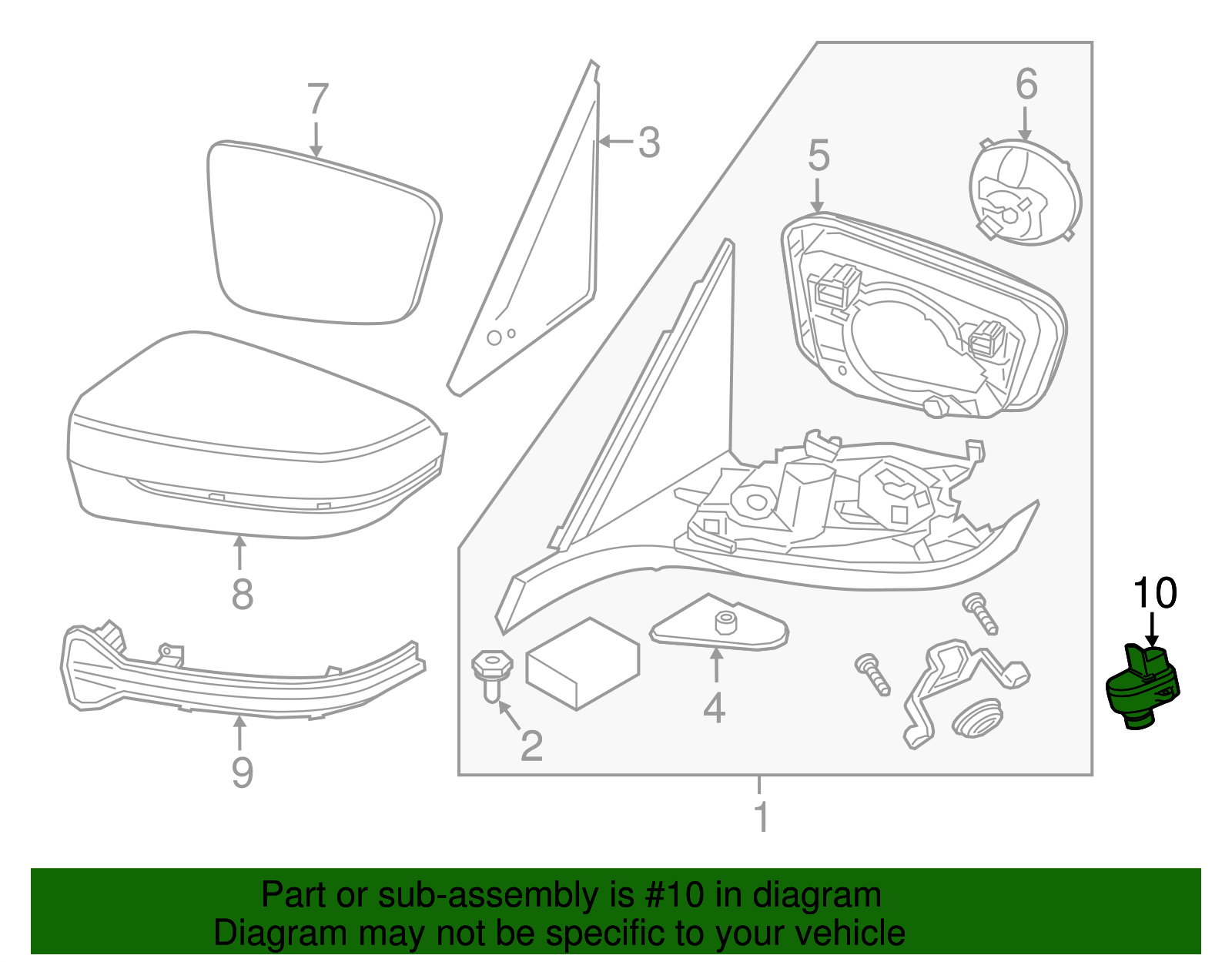 Genuine BMW 66-53-5-A0F-6D7 | Side Camera | FREE Shipping on Most ...