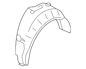 51717288906 - 2014-2019 BMW Wheelhouse Liner (51-71-7-288-906) | BMW of ...