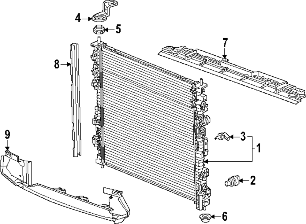 2024-2025 GM Upper Baffle 84935658 | Shop Matick Buick GMC