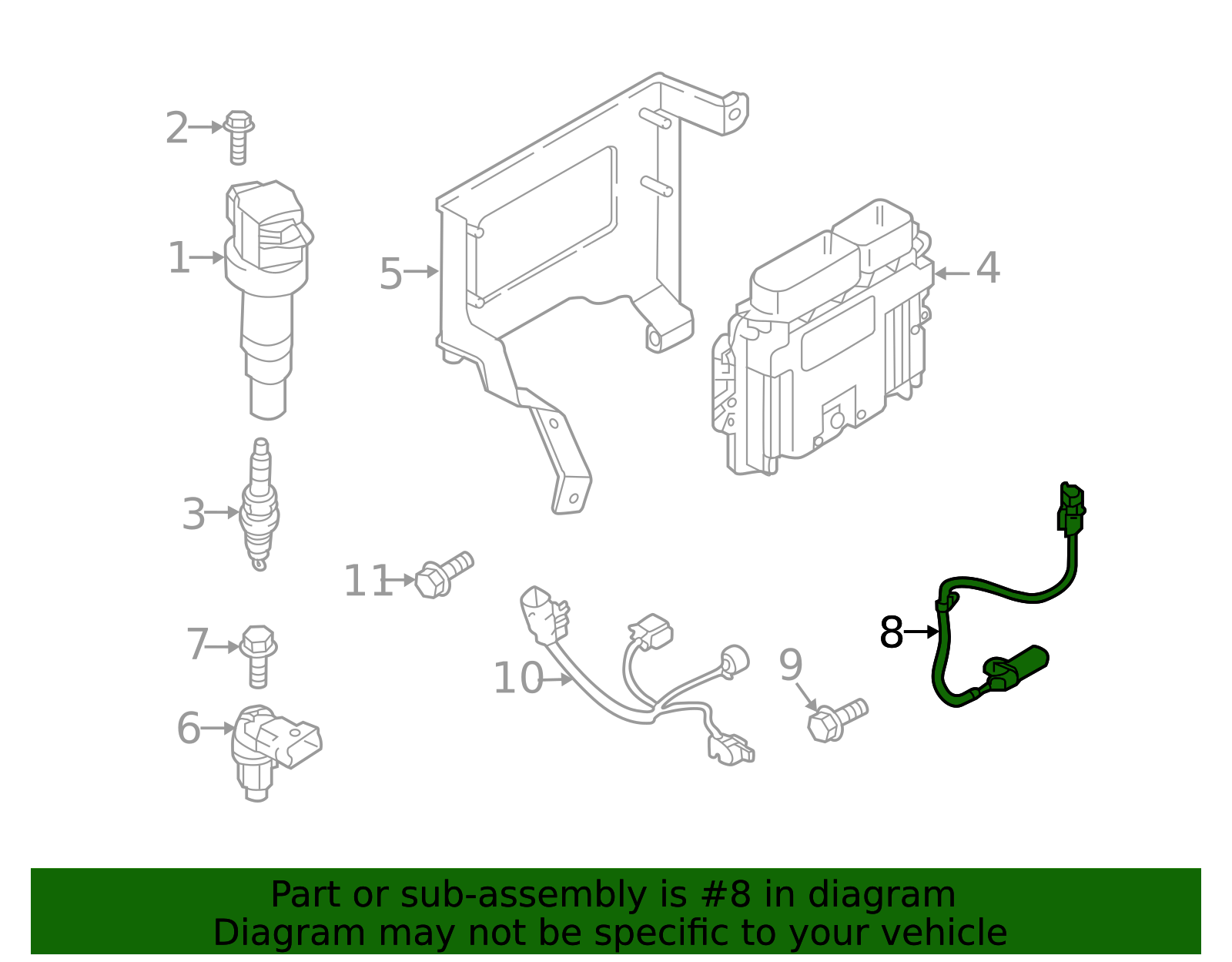 Genuine Crankshaft Sensor for 2020-2025 Hyundai | Part# 39180-2S000 ...
