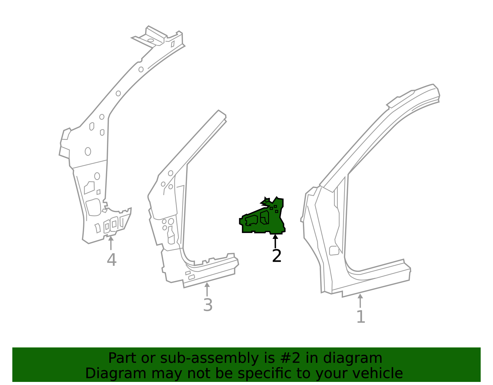 61103-07010 - High-Quality Body A-Pillar Bracket for 2013-2018 Toyota ...
