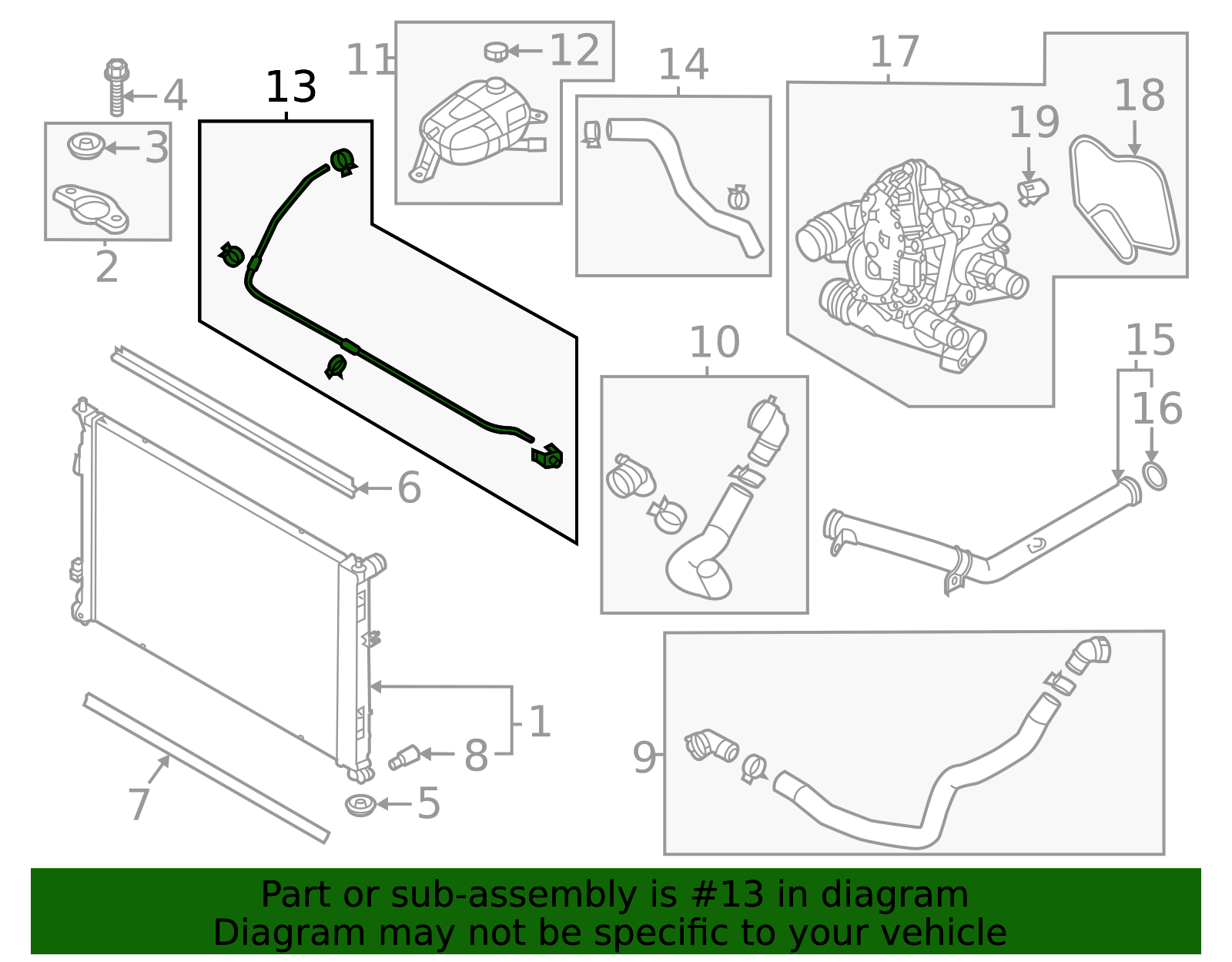 25451-L1CA0 - High-Quality Reservoir Hose for AutoNation Parts