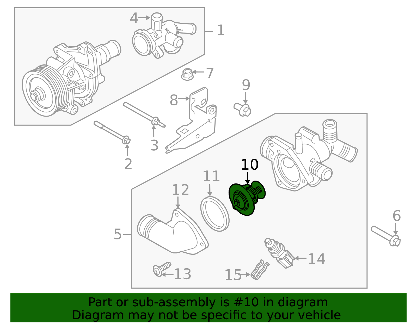XS7Z-8575-A - High-Quality Thermostat for 2015-2019 Ford | AutoNation Parts