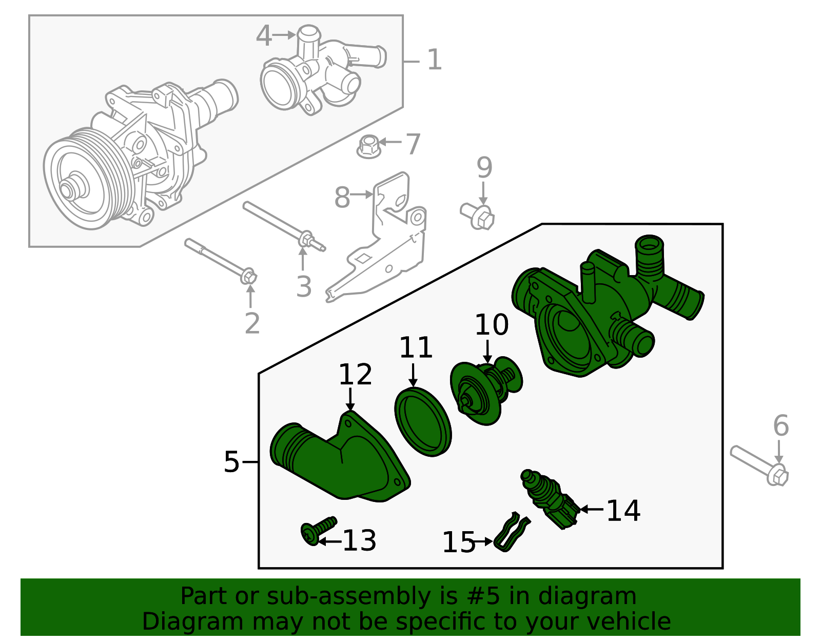 BB3Z-8A586-A - 2015-2019 Ford - Thermostat Housing | Dealer Auto Parts