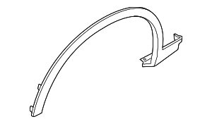 51777210082 - 2011-2018 BMW Wheel Flare (51-77-7-210-082) | BMW of ...