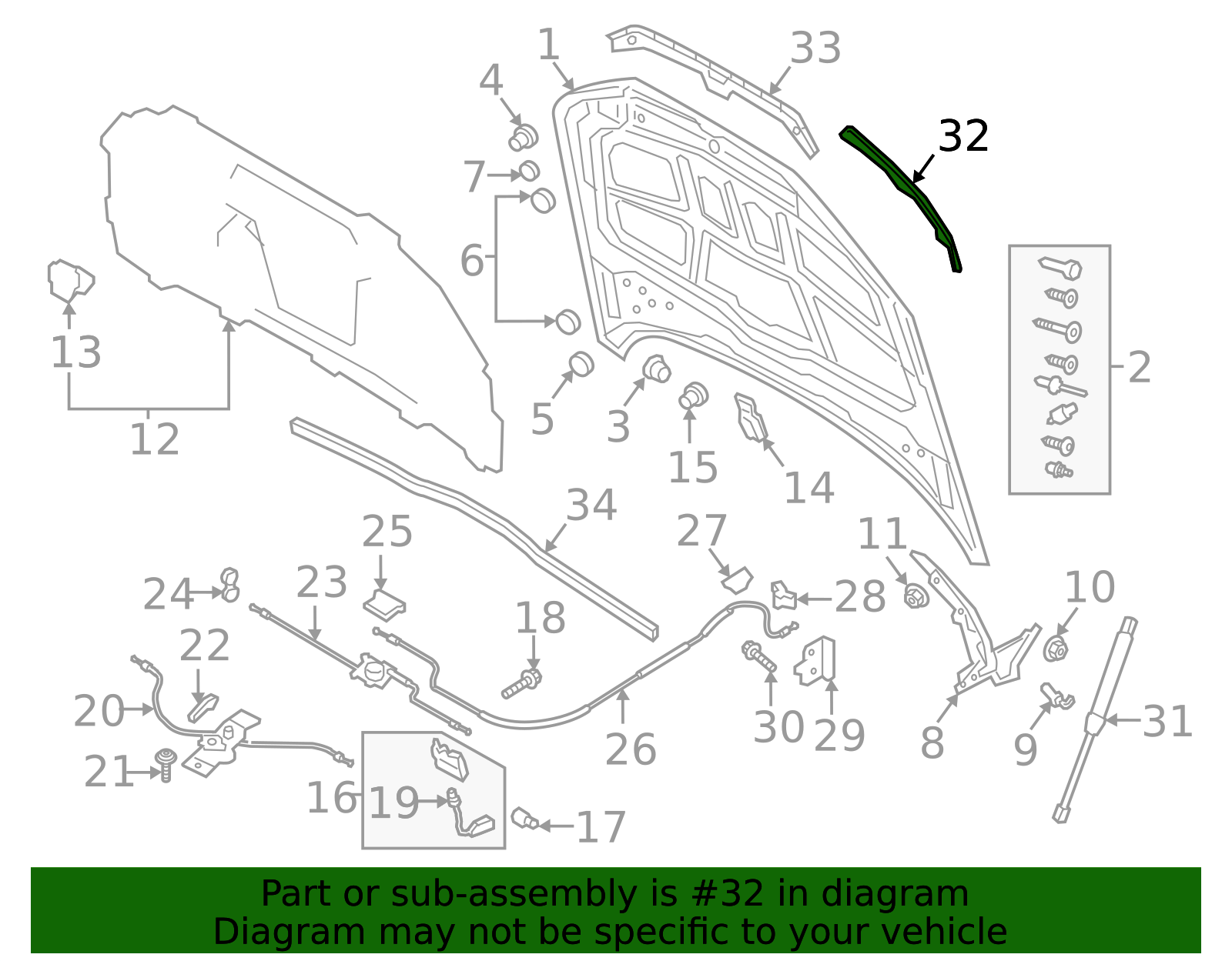 8W0-823-125 - Protector 2017-2025 Audi | Audi OEM Parts Guy